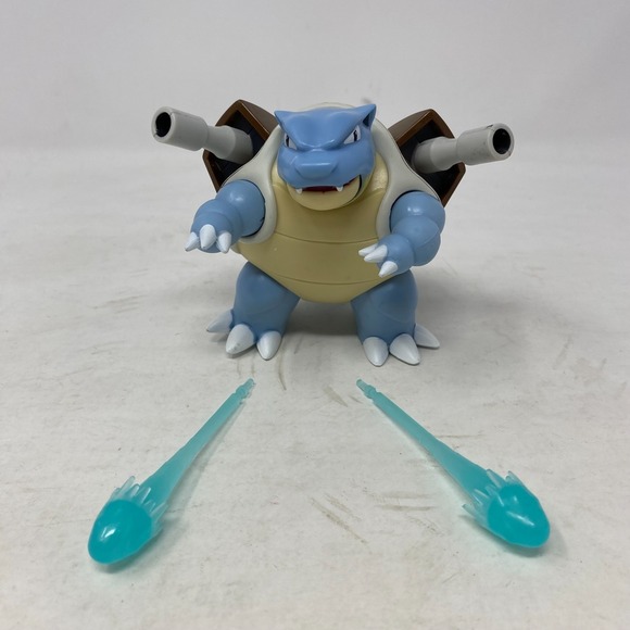 Jazwares | Toys | Pokemon Blastoise S3 Battle Feature Deluxe 4 Action ...